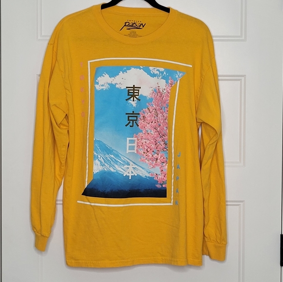 Popular Poison | Shirts | Popular Poison Long Sleeve Japan Graphic L ...